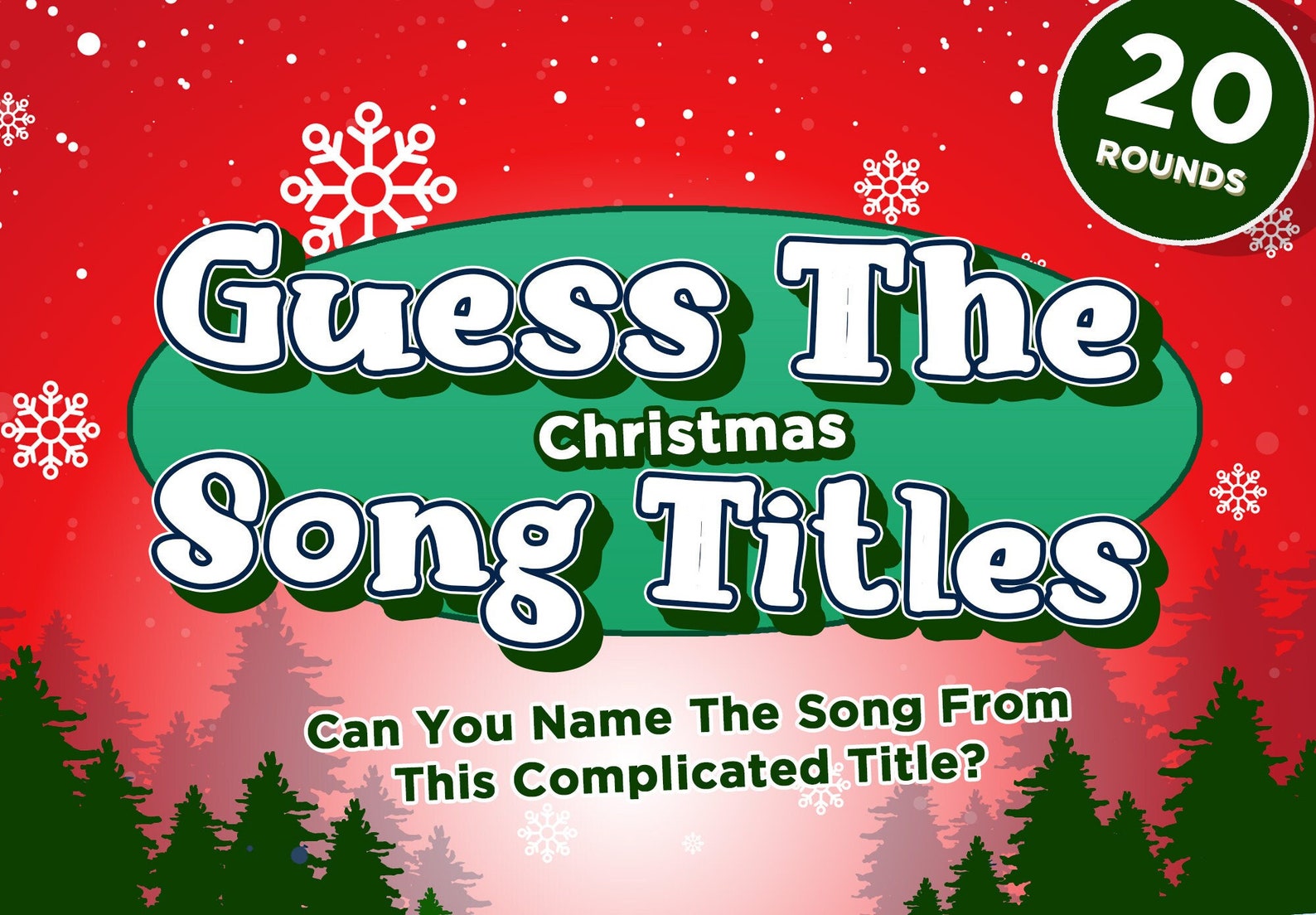 Guess the Christmas Song Titles Synonyms Carols Guessing - Etsy