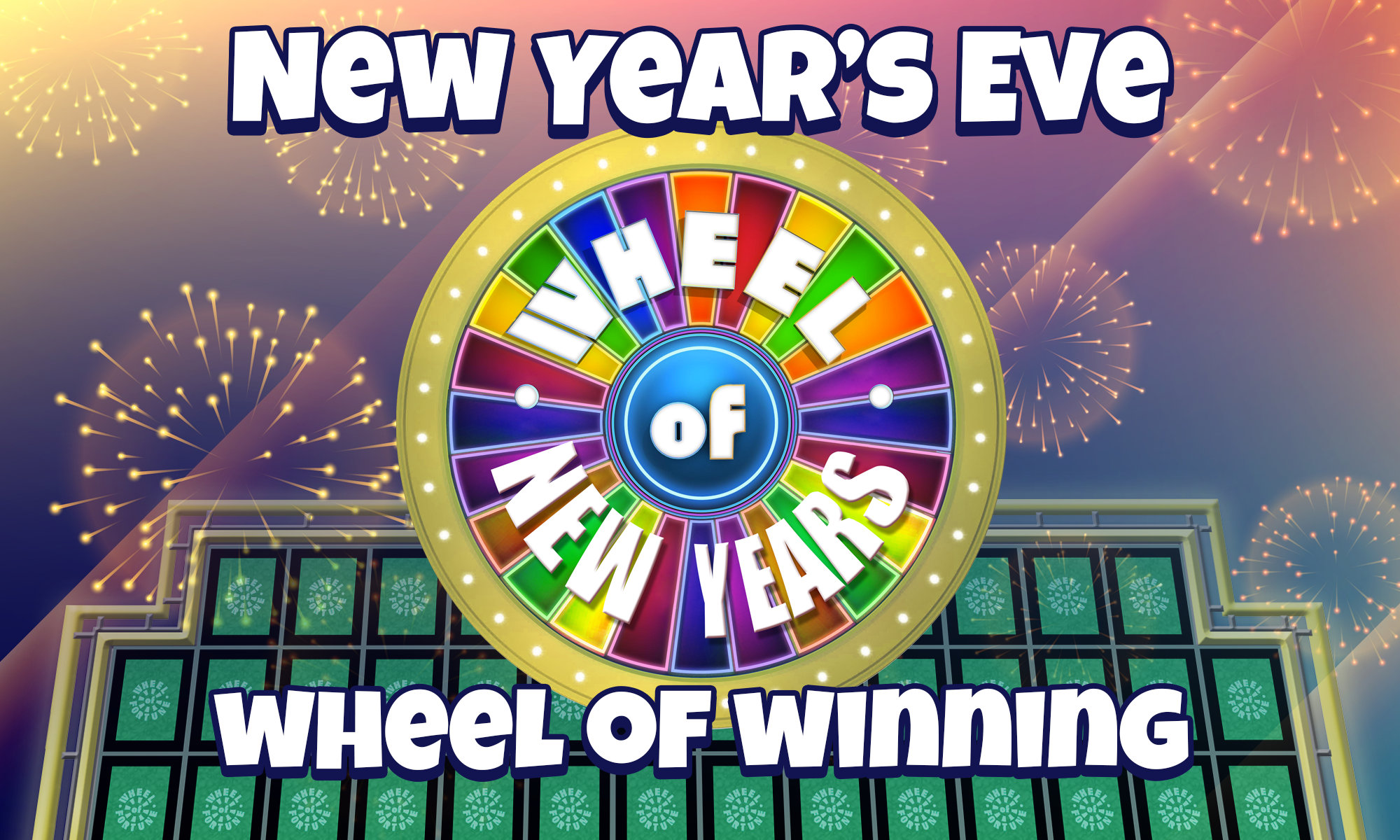 Wheel of New Year's Eve - Wheel of Wining Game - Powerpoint Game PC ...