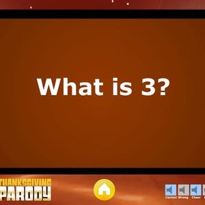 Thanksgiving Jeoparody With Scoreboard - Trivia Fun Powerpoint Game ...
