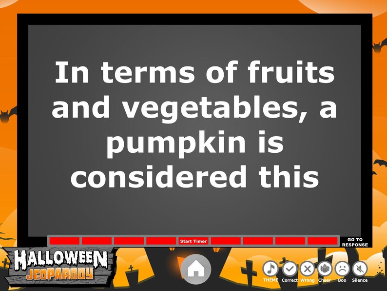 Halloween Jeoparody Trivia Powerpoint Game - Mac and PC Compatible - Etsy