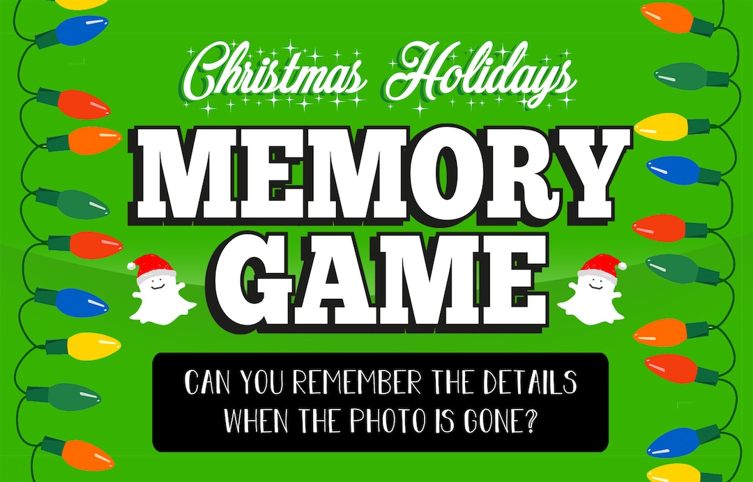 Christmas MEMORY Game - Virtual Game Photographic Memory Game PC MAC ...
