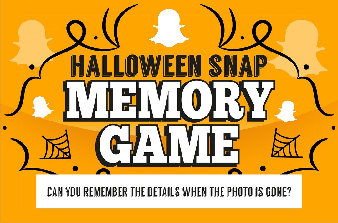 Halloween Snap Challenge Memory Game - Powerpoint Game - Mac PC and ...