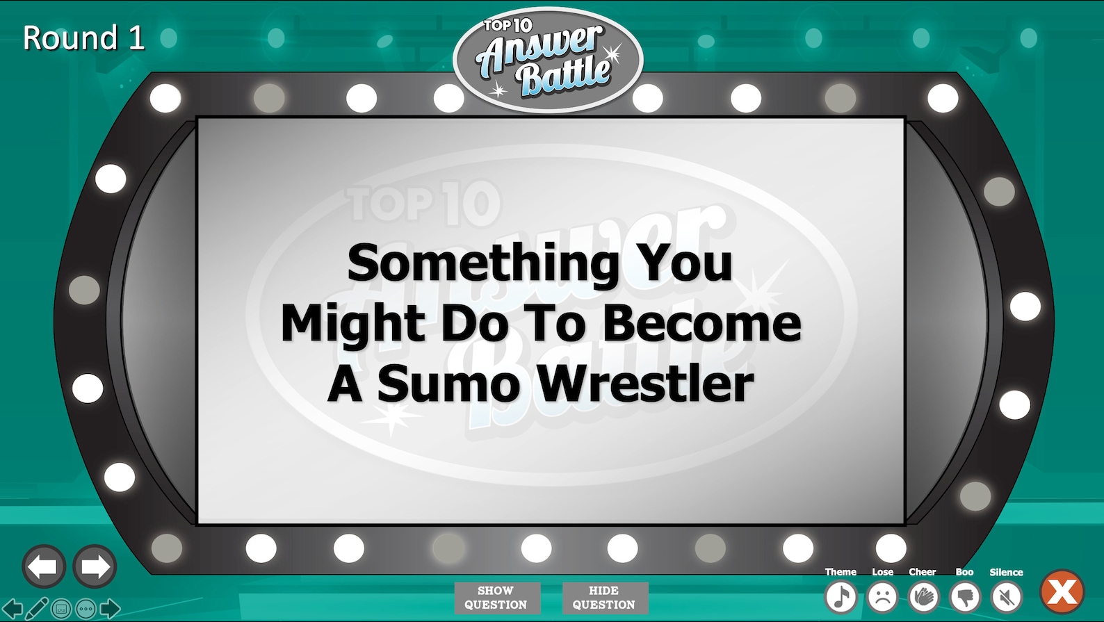 Answer Battle - Virtual Party - Customizable Trivia Powerpoint Template ...