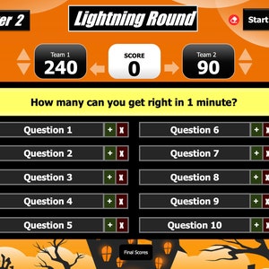 Fun Halloween Game Answer Battle - Fun Trivia Powerpoint Game - Mac PC ...