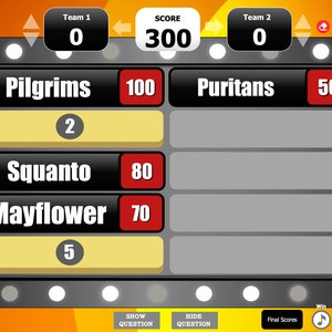 Thanksgiving Answer Battle Game - Fun Trivia Powerpoint Game - Mac PC ...