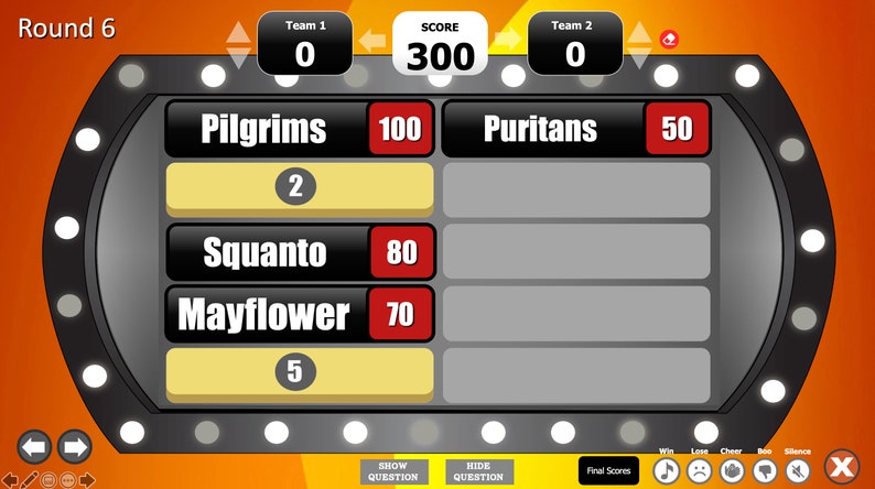 Thanksgiving Answer Battle Game - Fun Trivia Powerpoint Game - Mac PC ...