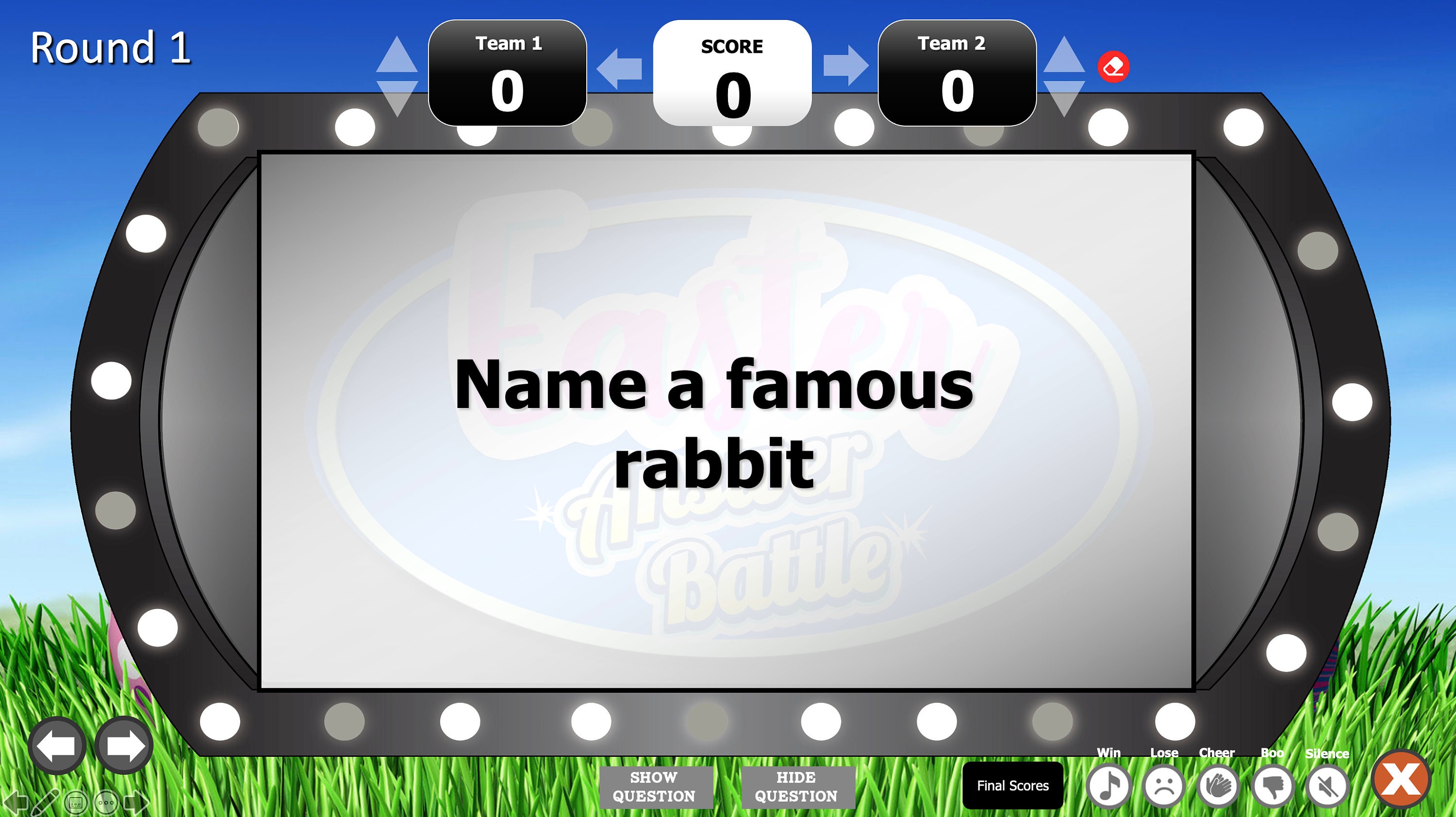 Easter Non Religious Answer Battle - Family Trivia Powerpoint Game ...