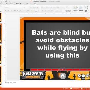 Halloween Jeoparody Trivia Powerpoint Game - Mac and PC Compatible - Etsy