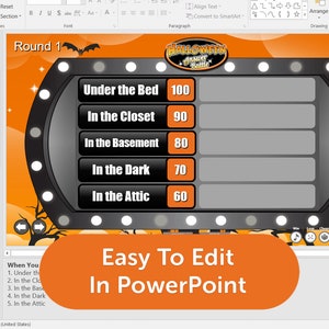 Fun Halloween Game Answer Battle - Fun Trivia Powerpoint Game - Mac PC ...