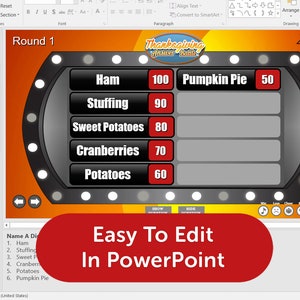 Thanksgiving Answer Battle Game - Fun Trivia Powerpoint Game - Mac PC ...