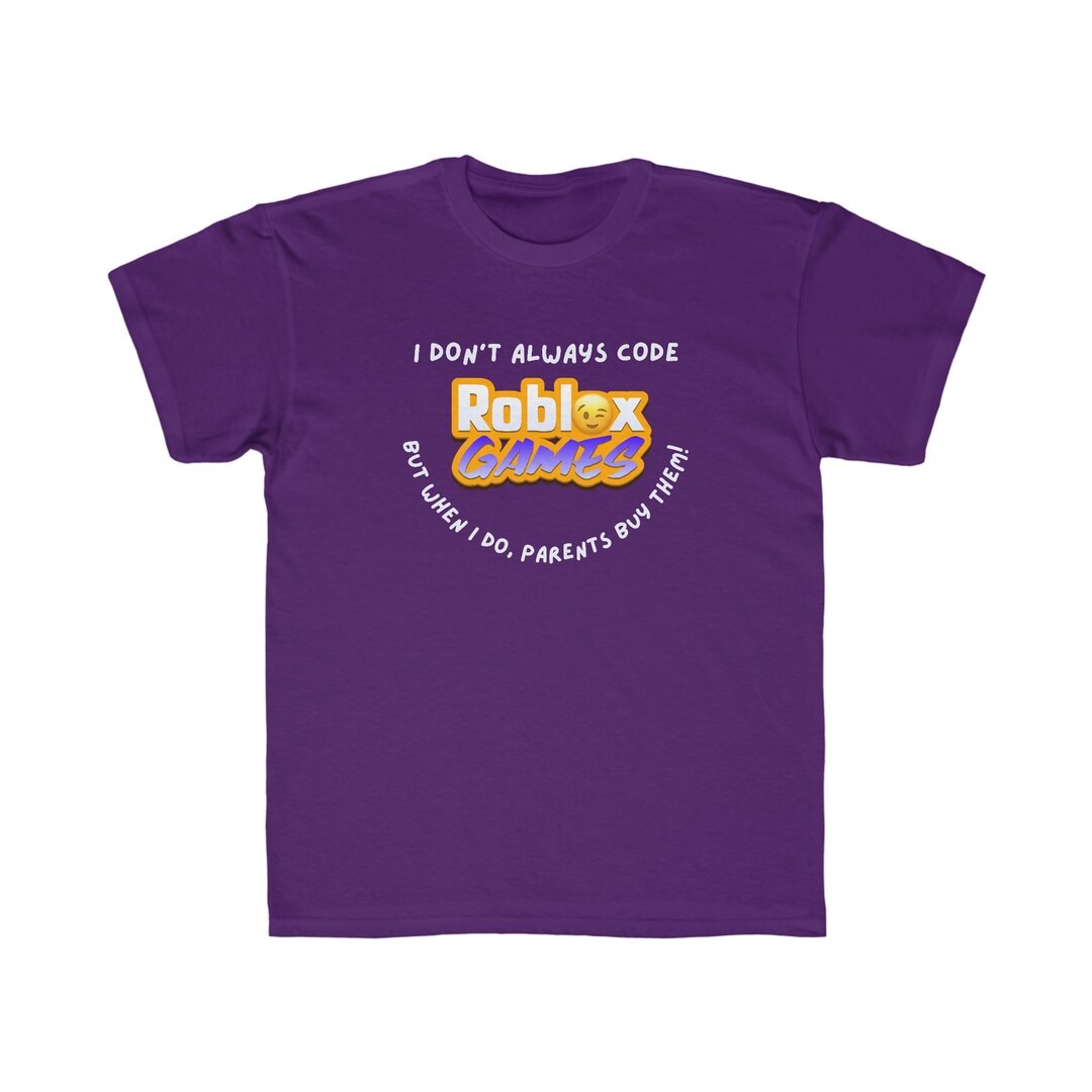 Roblox Game Coder Shirt Sarcastic Kids' Game Developer Tee Funny Roblox ...