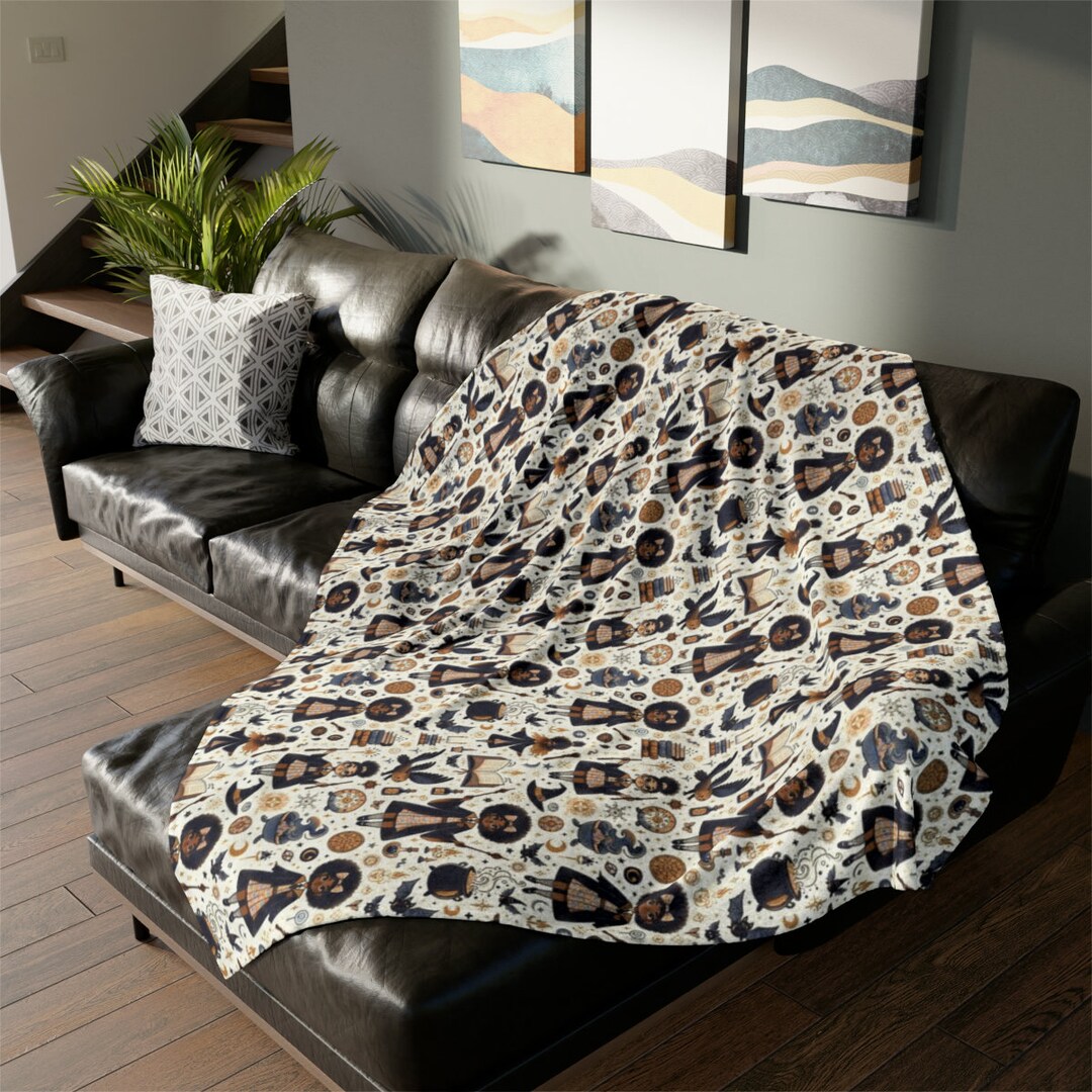 Magical Nursery Throw Cover Potter Head Themed, Black Girl Magic ...
