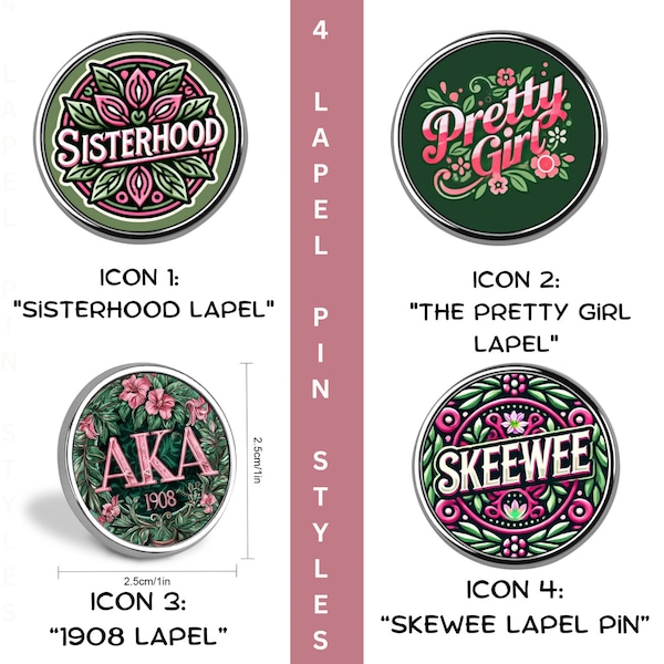 Enamel Aka Pin - Etsy