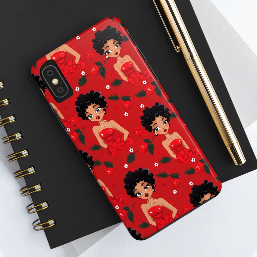 Black Betty Iconic Cartoon Character iPhone Case, Afro Centric ...