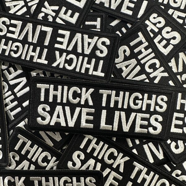 Thick Thighs Patch - Etsy