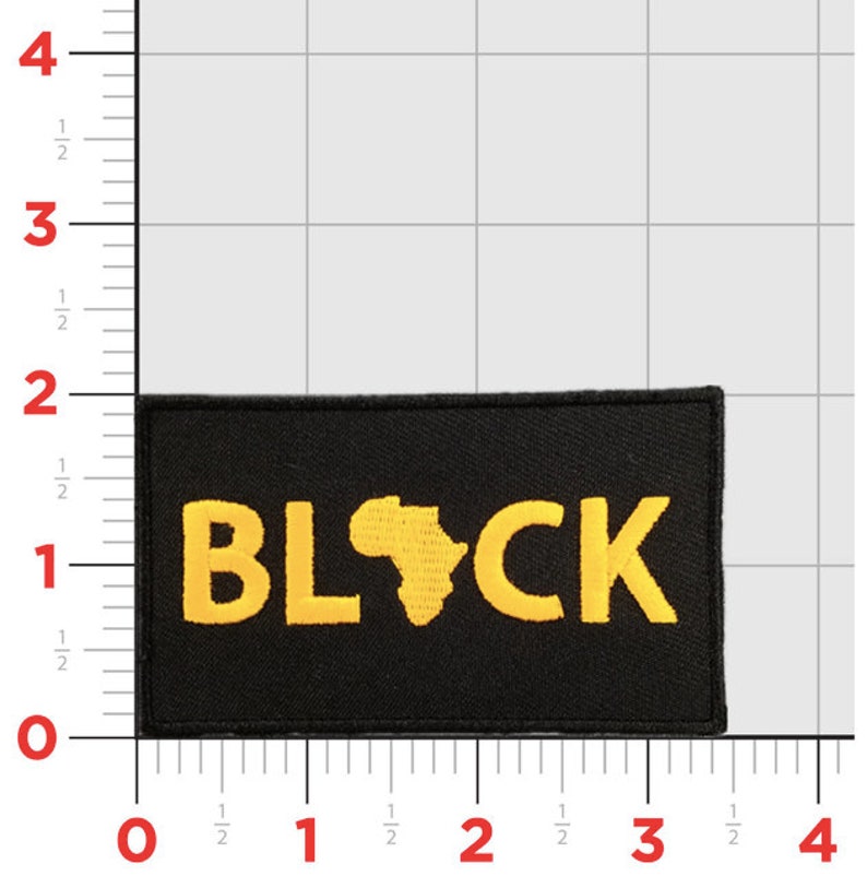 Black Africa Patch | Etsy