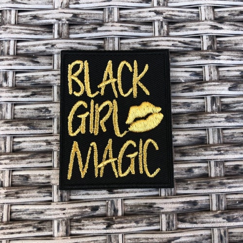 Black Girl Magic Iron on Patch - Etsy