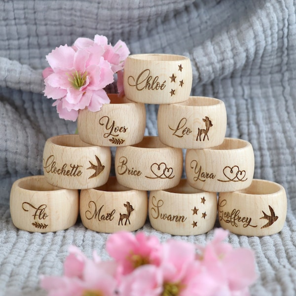 Rond De Serviette Personnalise