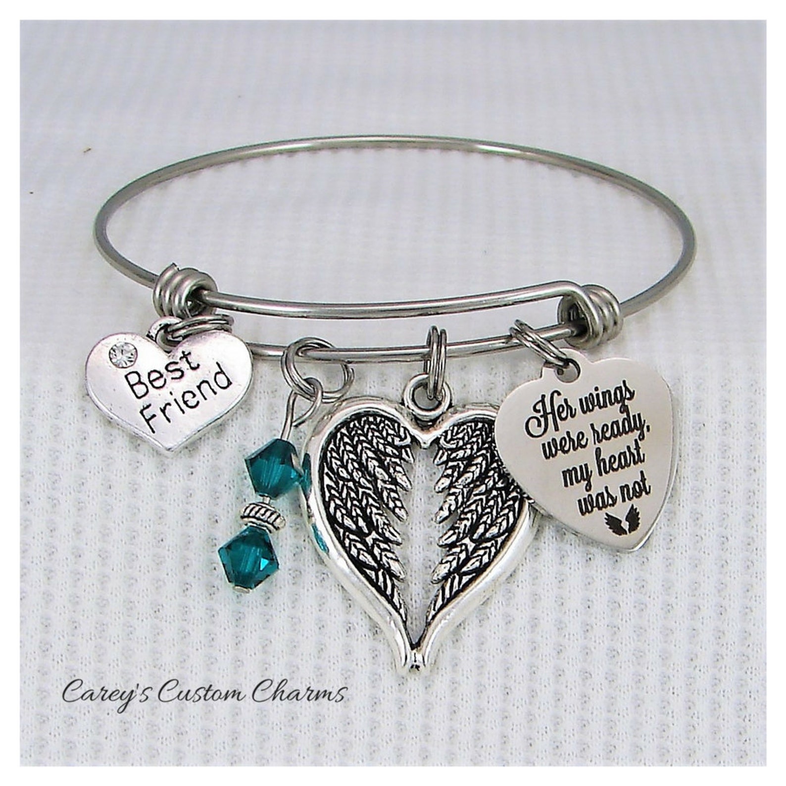 Best Friend Memorial Bracelet Friend Sympathy Jewelry Her - Etsy