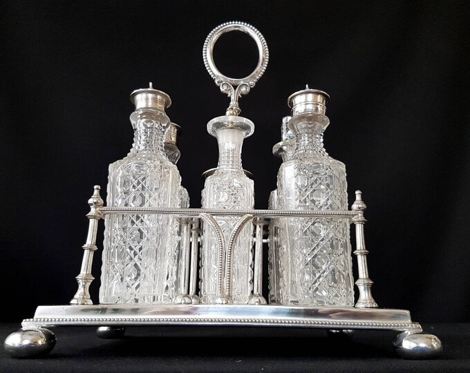Walker and Hall Victorian Cruet Set C. 1860 - Etsy