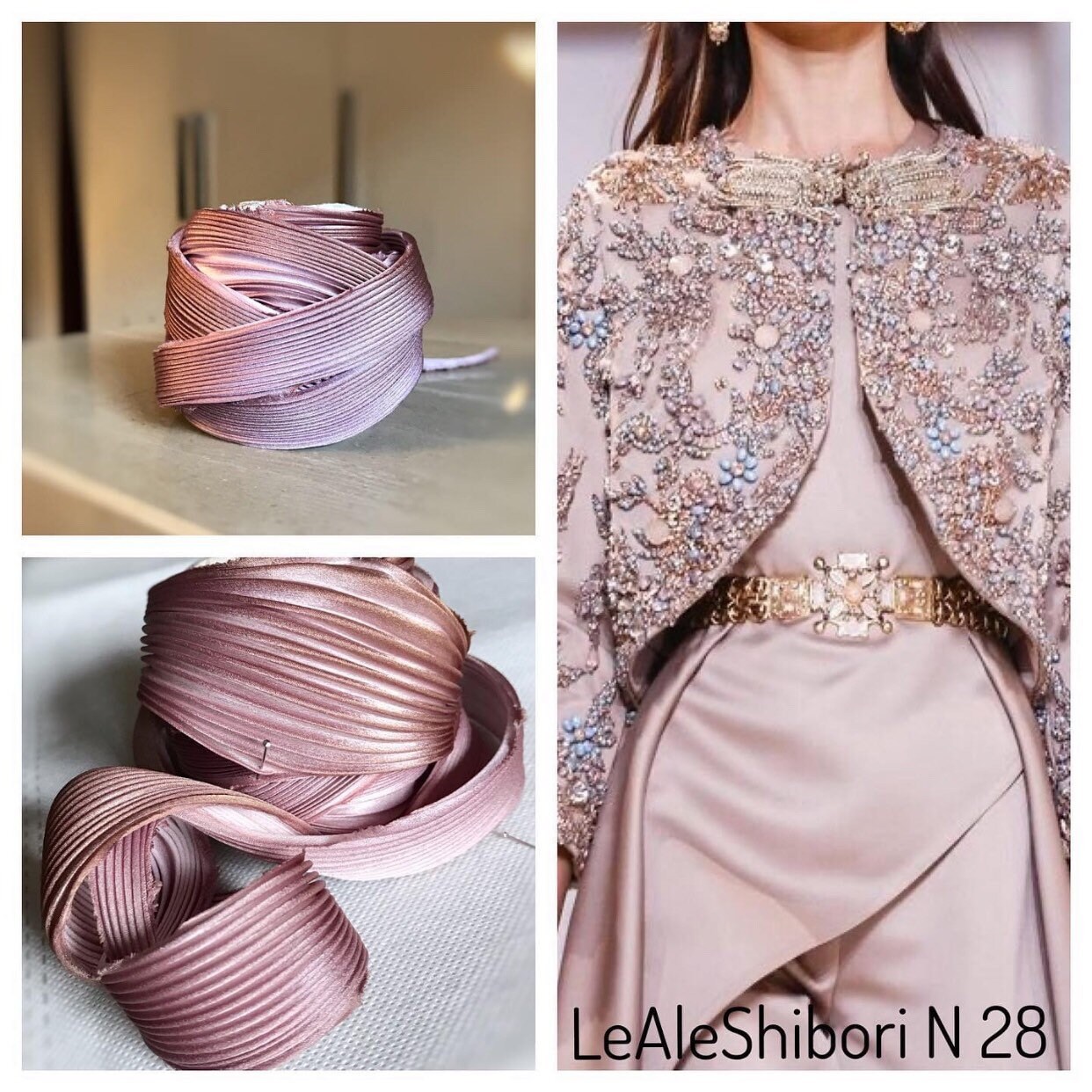 30cm Silk Shibori ribbon Jewelry & Beauty Craft Supplies & Tools etna ...