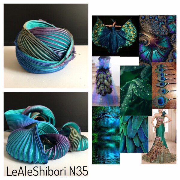 Shibori Silk Ribbon - Etsy