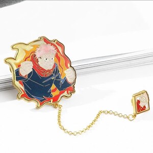 Sukuna Enamel Pin, Jujutsu Kaisen Lapel Badge, Anime Pin for Backpack ...