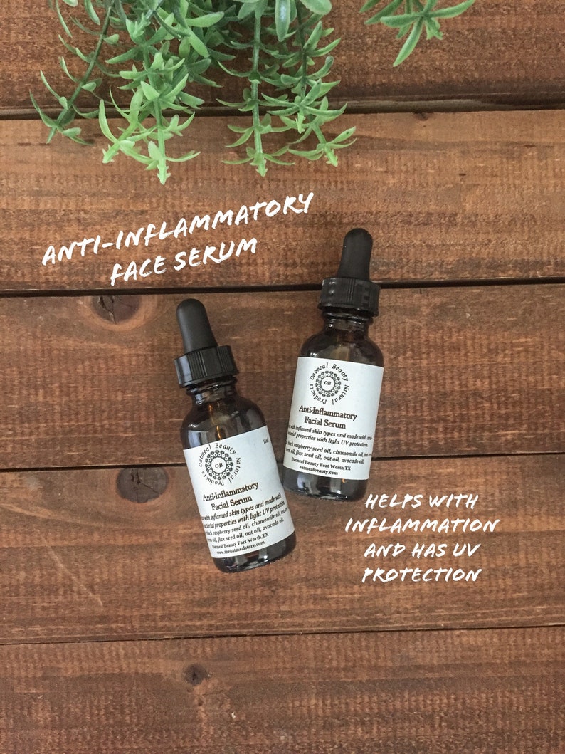 Anti-inflammatory Face Serum/cleansing Face Oil - Etsy