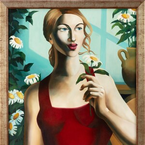 Original Oil Painting on Canvas, Framed, by RACHEL DEACON Entitled ...