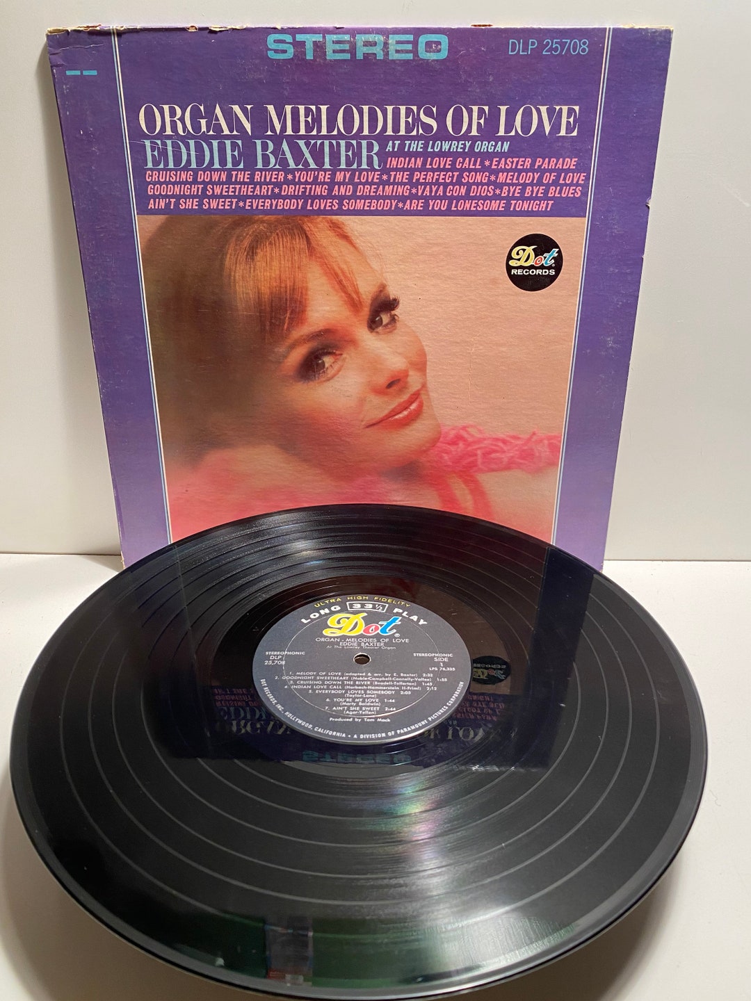 Eddie Baxter at the Lowrey Organ Organ Melodies of Love - Etsy