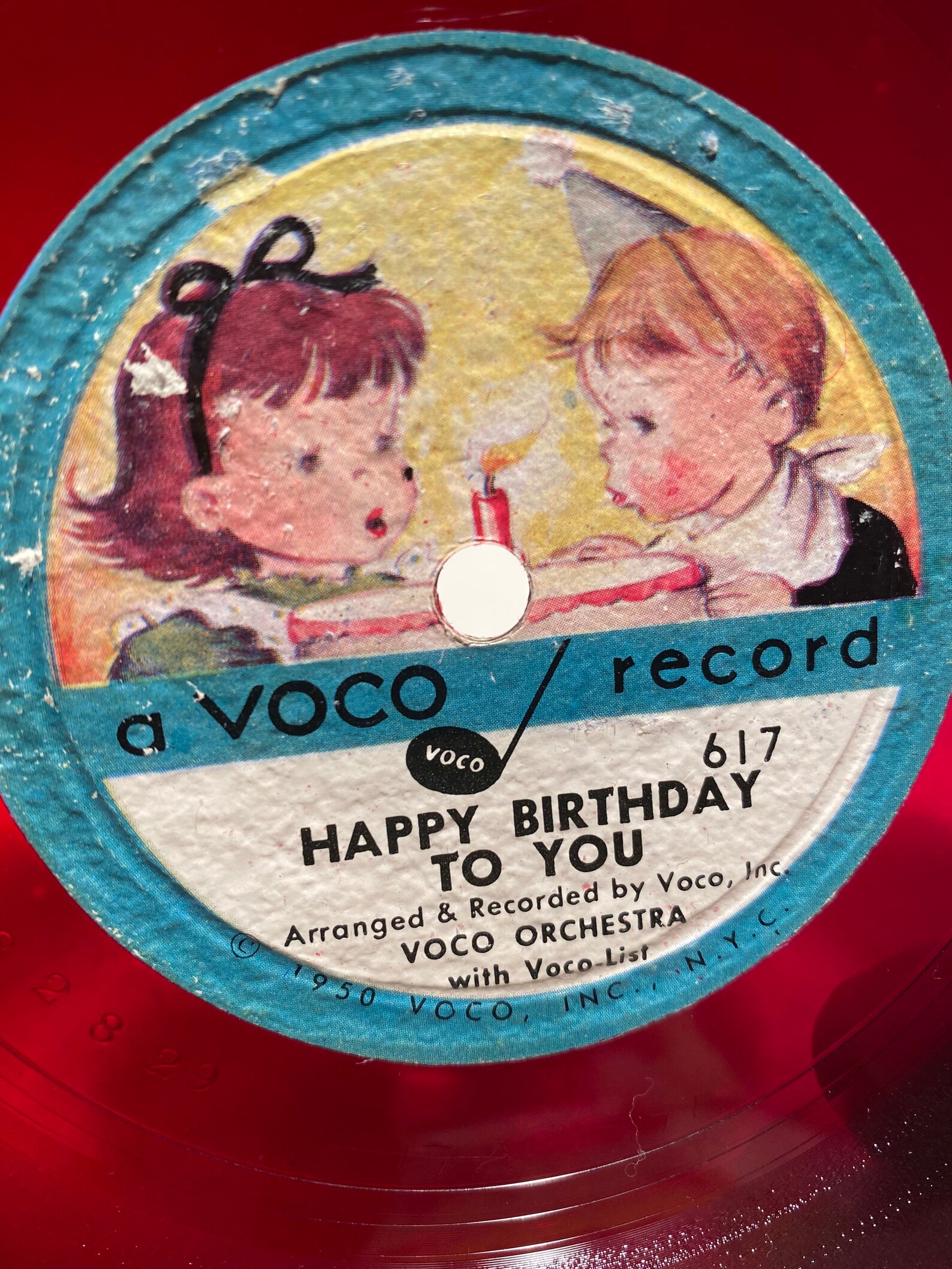A Voco Record Happy Birthday to You 617 and Be Your Mother Little ...