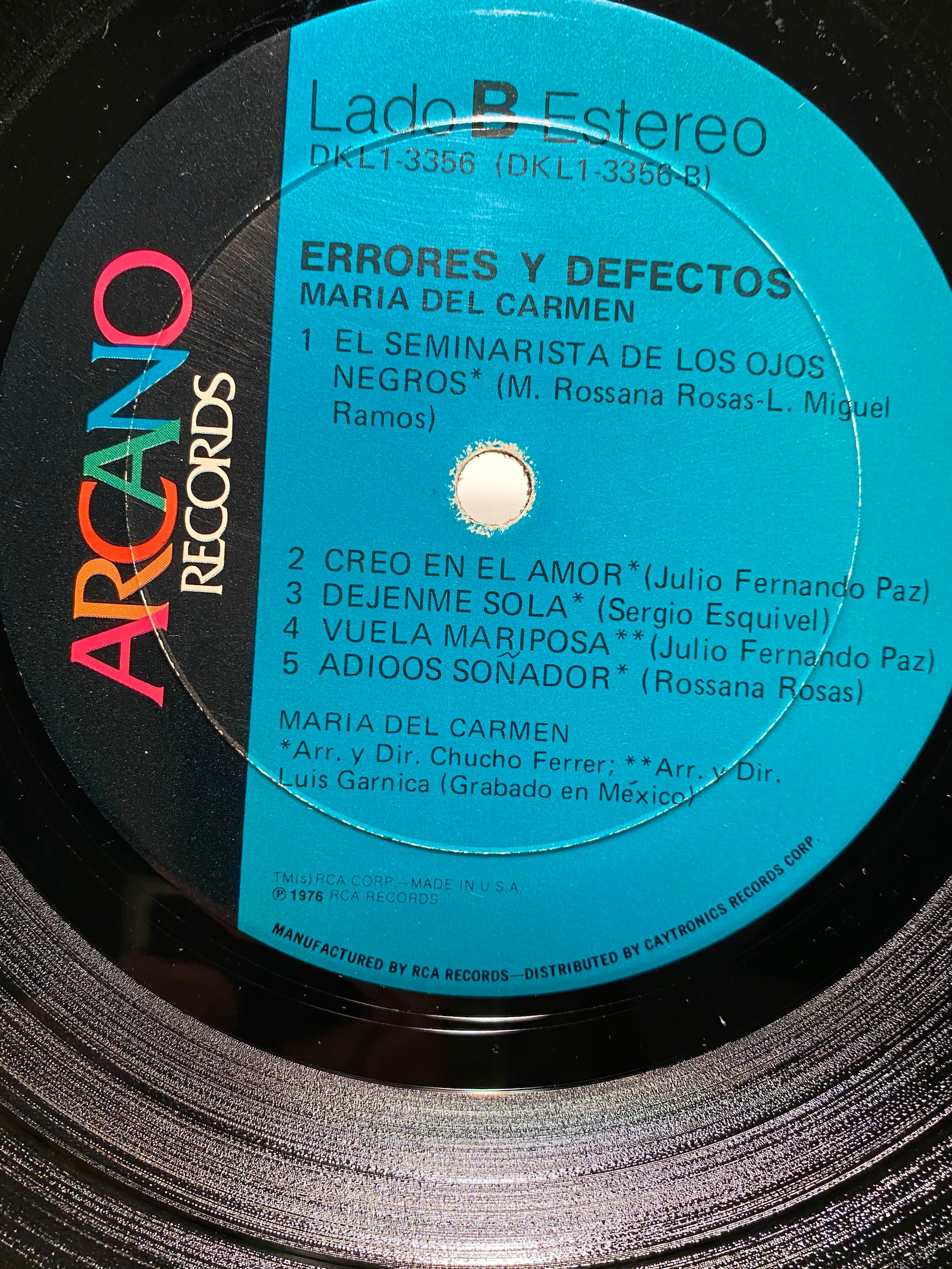 Maria Del Carmen Errores Y Defectos El Seminarista De Los Ojos Negros ...