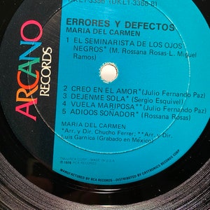 Maria Del Carmen Errores Y Defectos El Seminarista De Los Ojos Negros ...