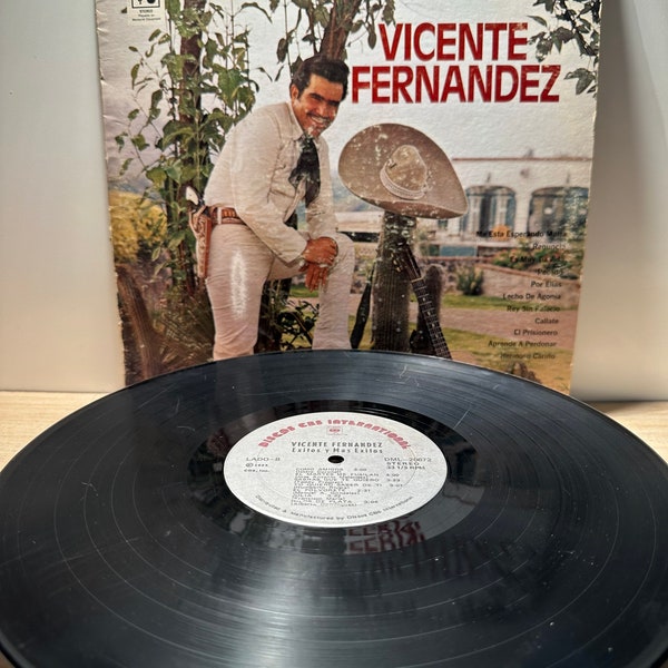 Vicente Fernandez Record - Etsy