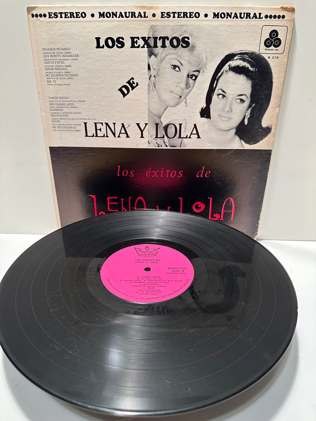 Lena Y Lola Los Grandes éxitos Sigamos Pecando Tango Negro 319 Record ...