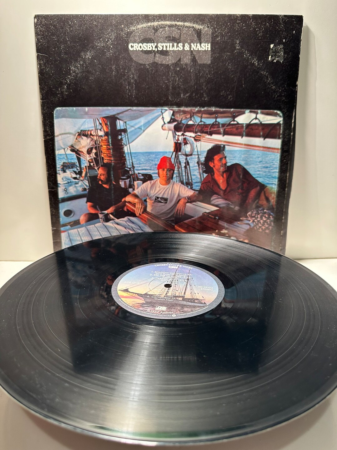 Crosby Stills and Nash Dark Star Shadow Captain 1977 Record - Etsy