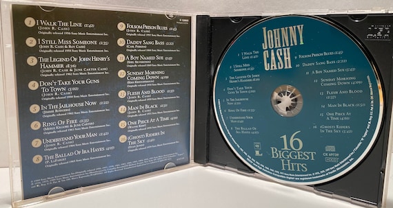 Johnny Cash 16 Biggest Hits