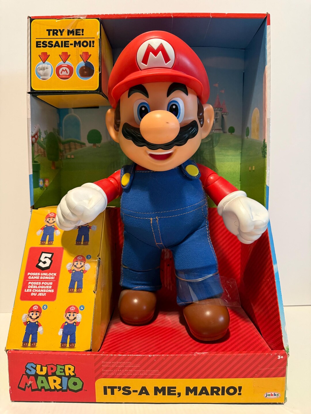 NEW Super Mario Interactive Poseable Doll 15 Points of Articulation ...