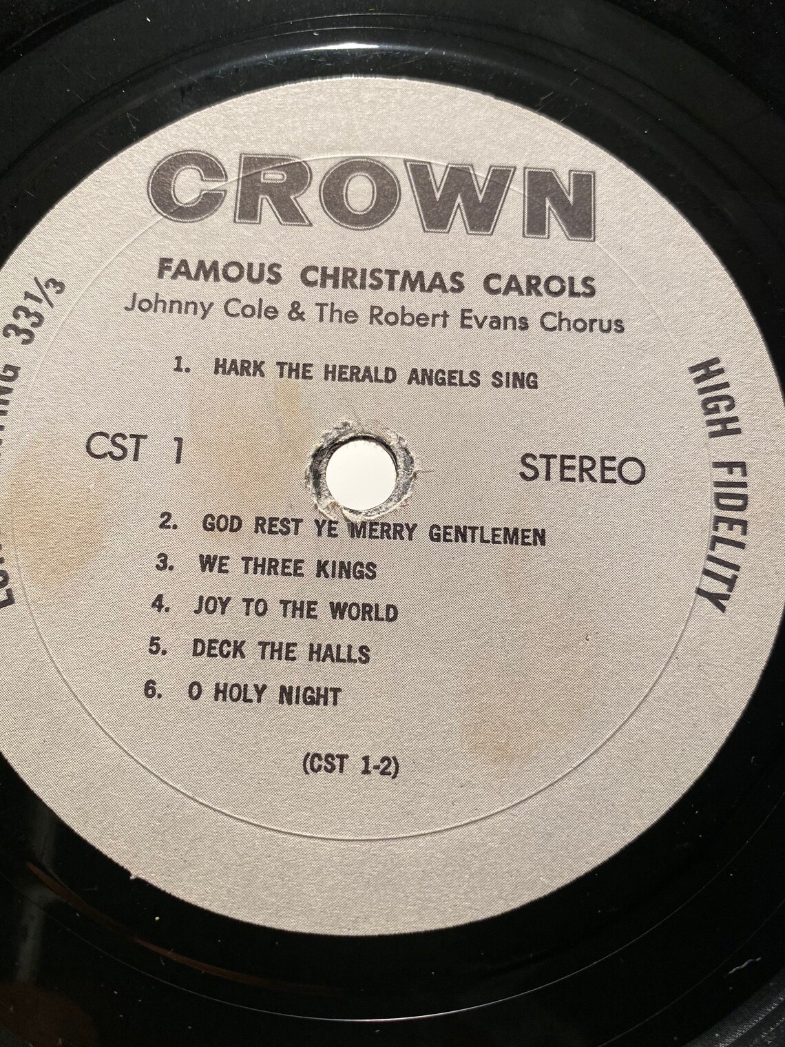 Johnny Cole and the Robert Evans Chorus and the Famous Christmas Carols ...