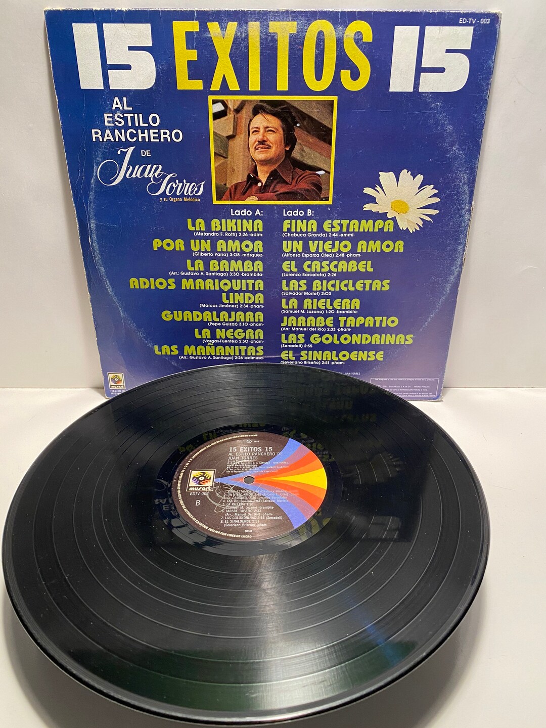 15 Exitos Al Estilo Ranchero De Juan Torres Y Su Órgano Melódico 003 Record Mexico 1983 - Etsy