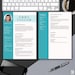 CV Template for Microsoft Word | Minimal Resume Template Design ...