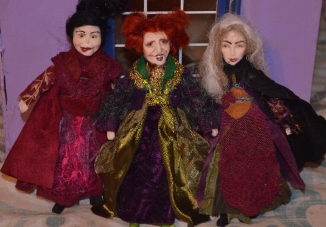 Hocus Pocus Dollhouse Doll Sanderson Sisters, Dani Dennison Your Choice ... Hocus Pocus Dollhouse Doll Sanderson Sisters, Dani Dennison Your Choice ...