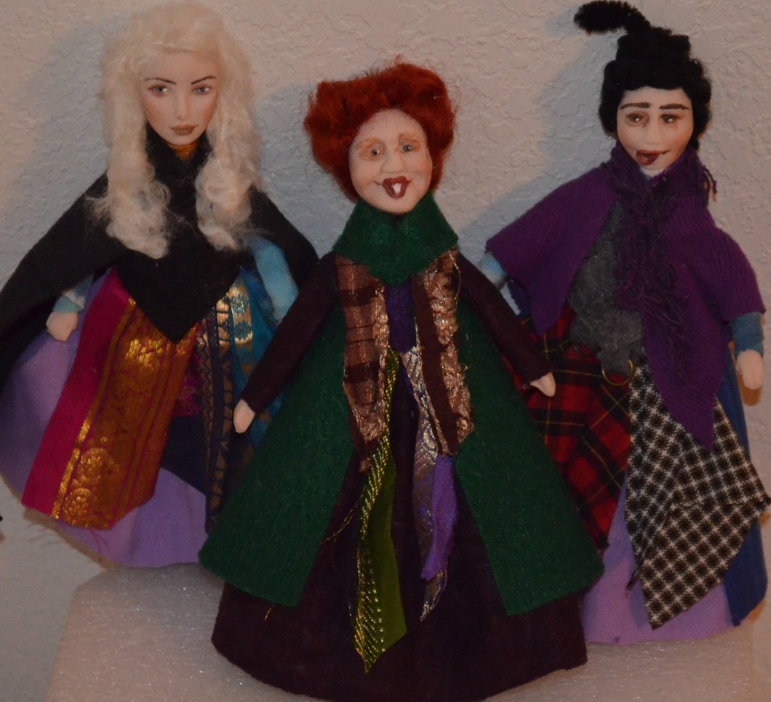 Hocus Pocus Dollhouse Doll Sanderson Sisters, Dani Dennison Your Choice ... Hocus Pocus Dollhouse Doll Sanderson Sisters, Dani Dennison Your Choice ...