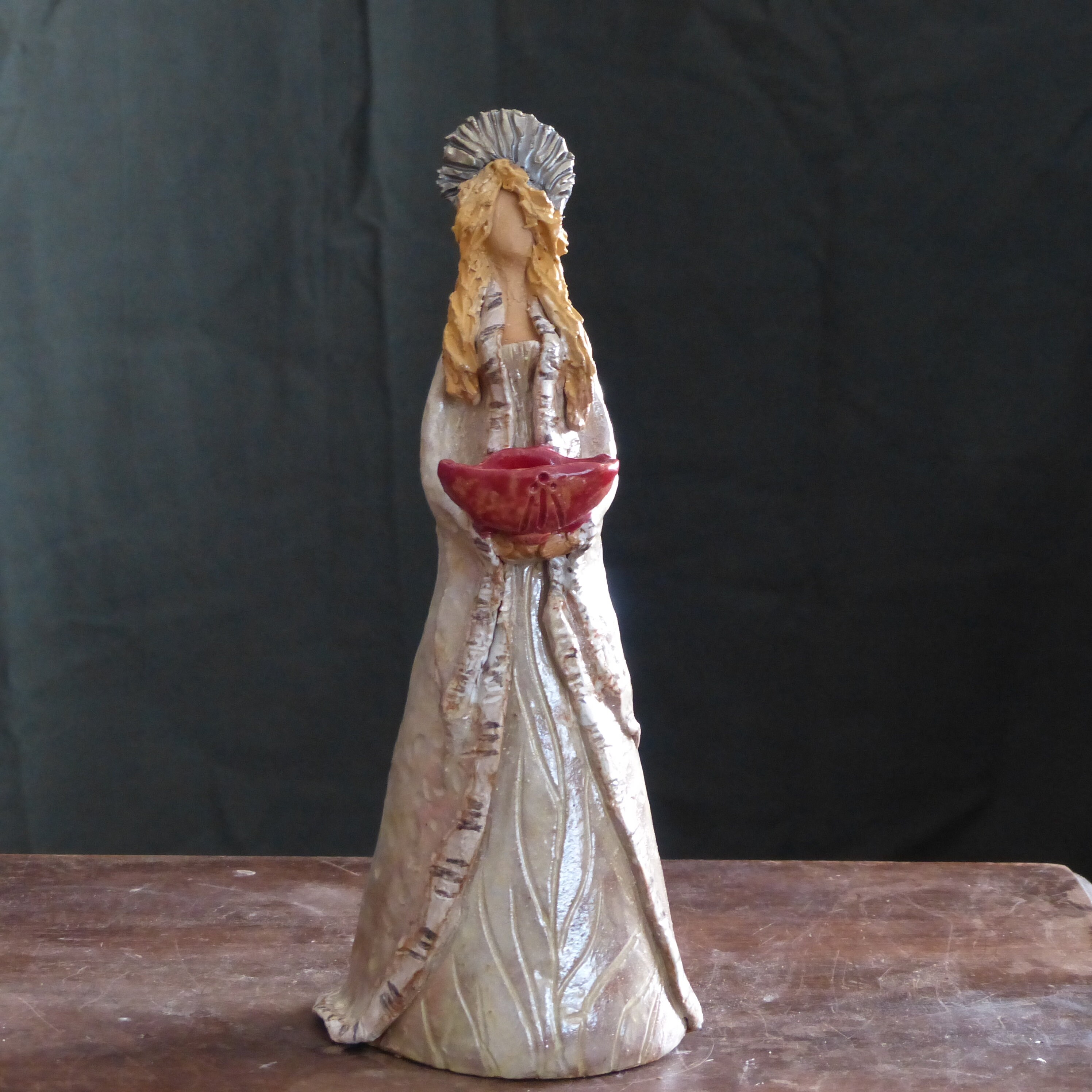 Sculpture Ceramic Goddess Altar Figurine Ritual Circle Wicca - Etsy