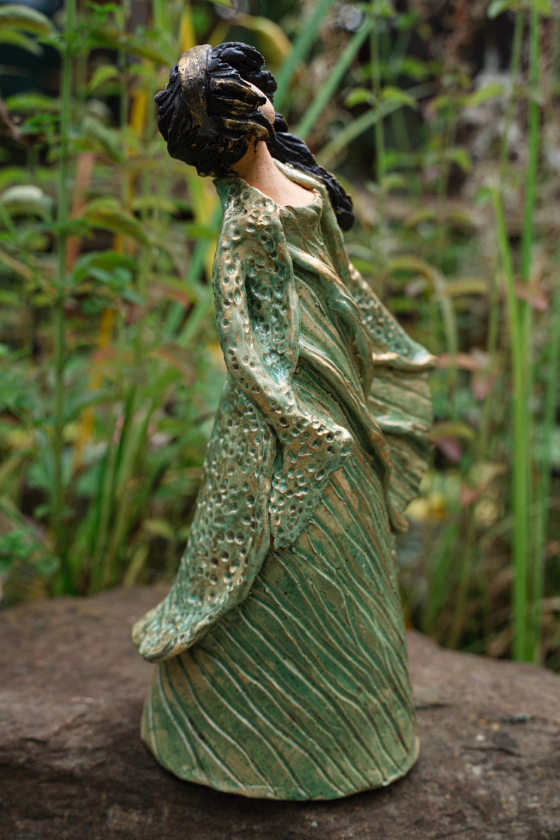 Goddess Magical Figure Sculpture Ceramic Altar Figure Ritual - Etsy