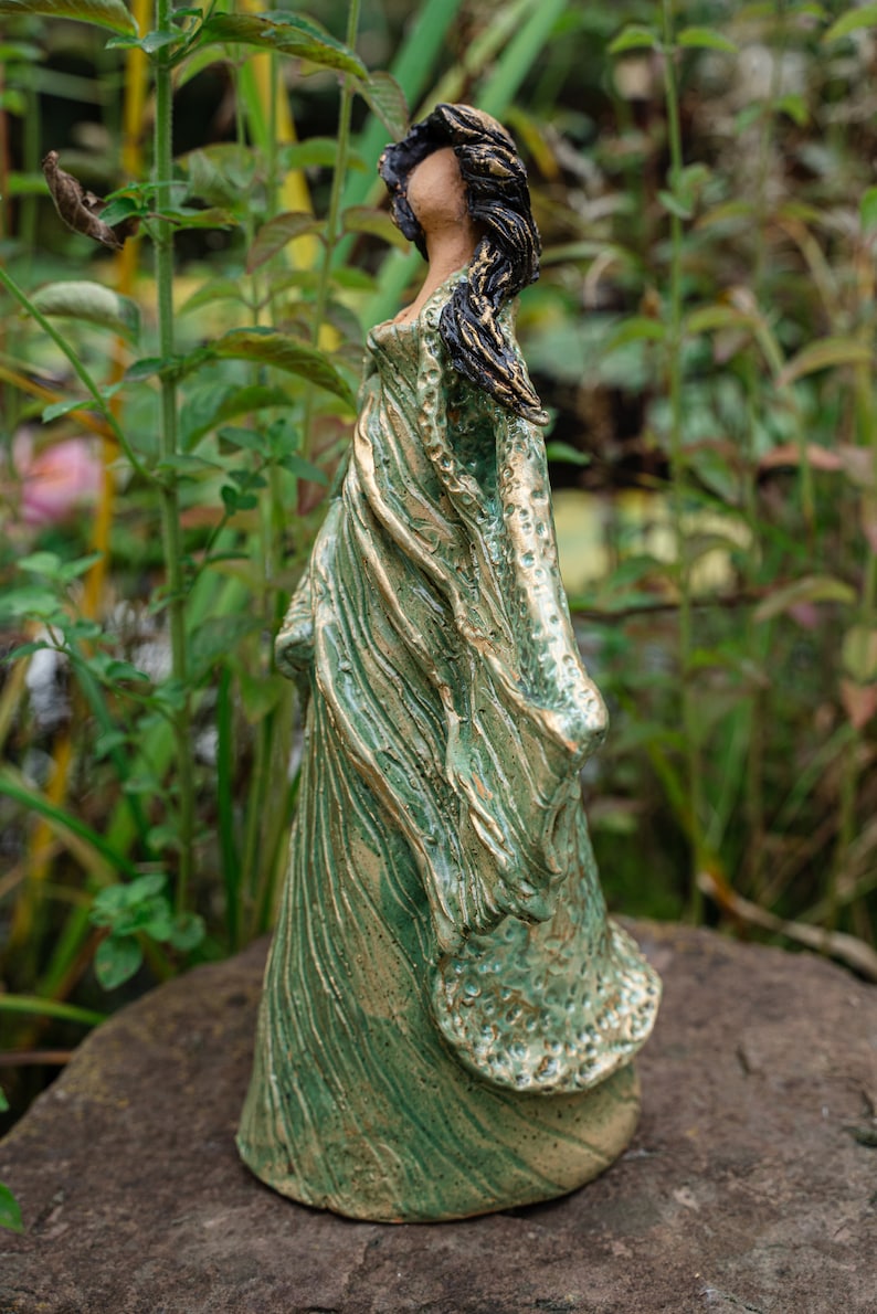 Goddess Magical Figure Sculpture Ceramic Altar Figure Ritual - Etsy