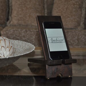 IPhone Stand, iPad Stand, Wood Stand, Wood Smartphone Stand, Wooden ...