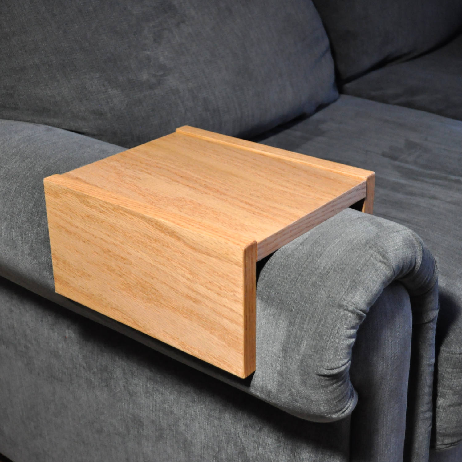 Custom Armrest Table, Couch Armrest, Chair Caddy, Wood Tray, Wood ...