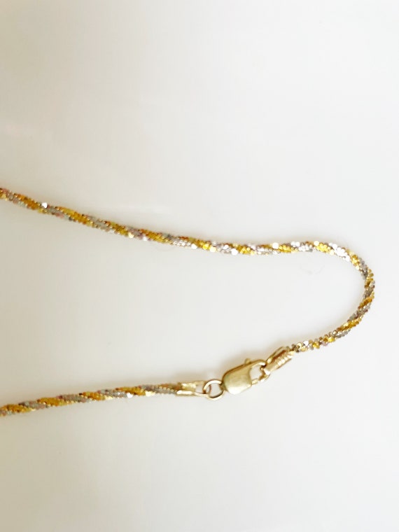14K gold sparkle chain 20" - Gem
