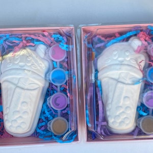 Boba Tea Favors, Boba Tea Paint Kit, Boba Tea Birthday Party, Bubble ...